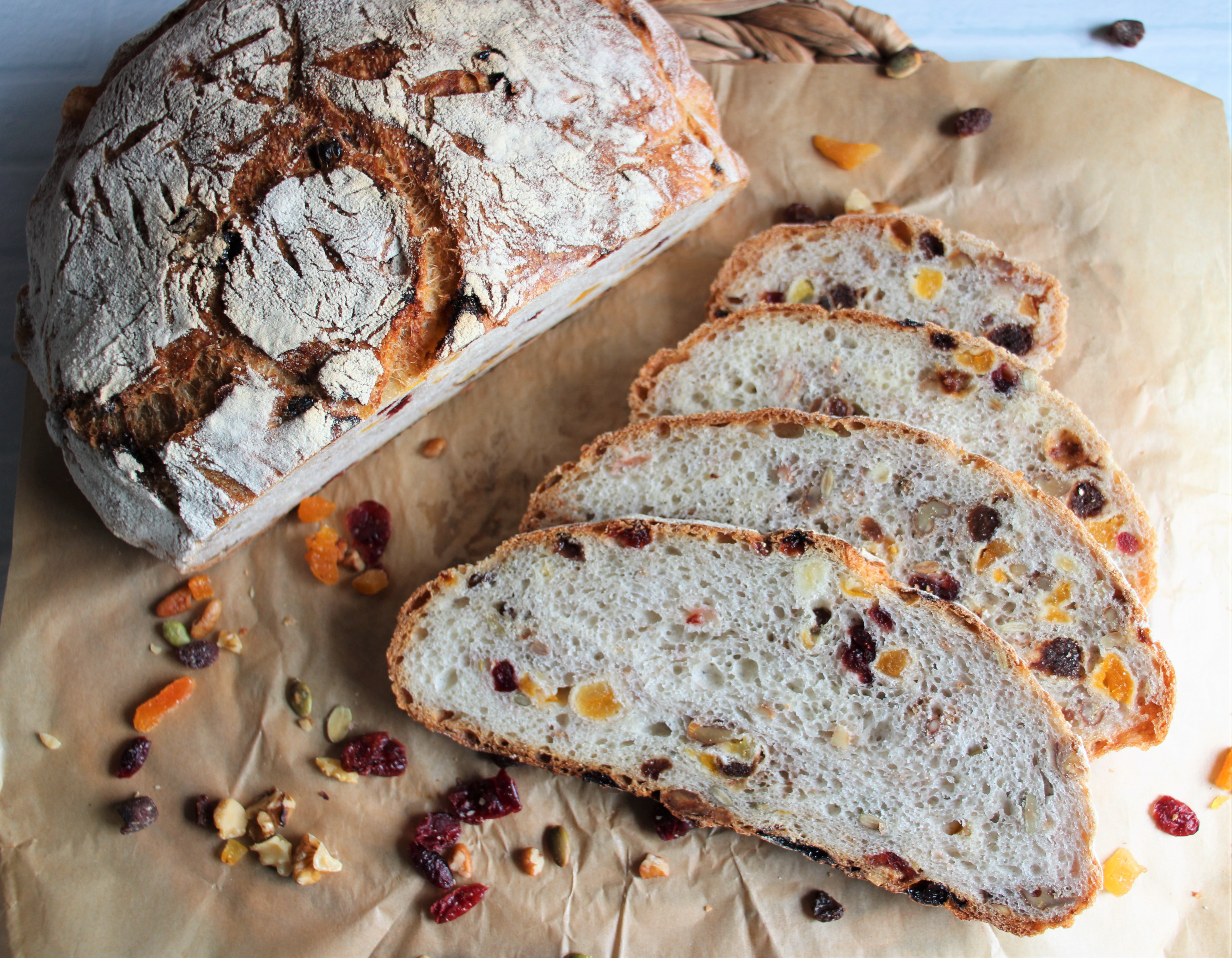 The Best Nutty and Fruity Homemade Harvest Bread - Keeping it Lucy